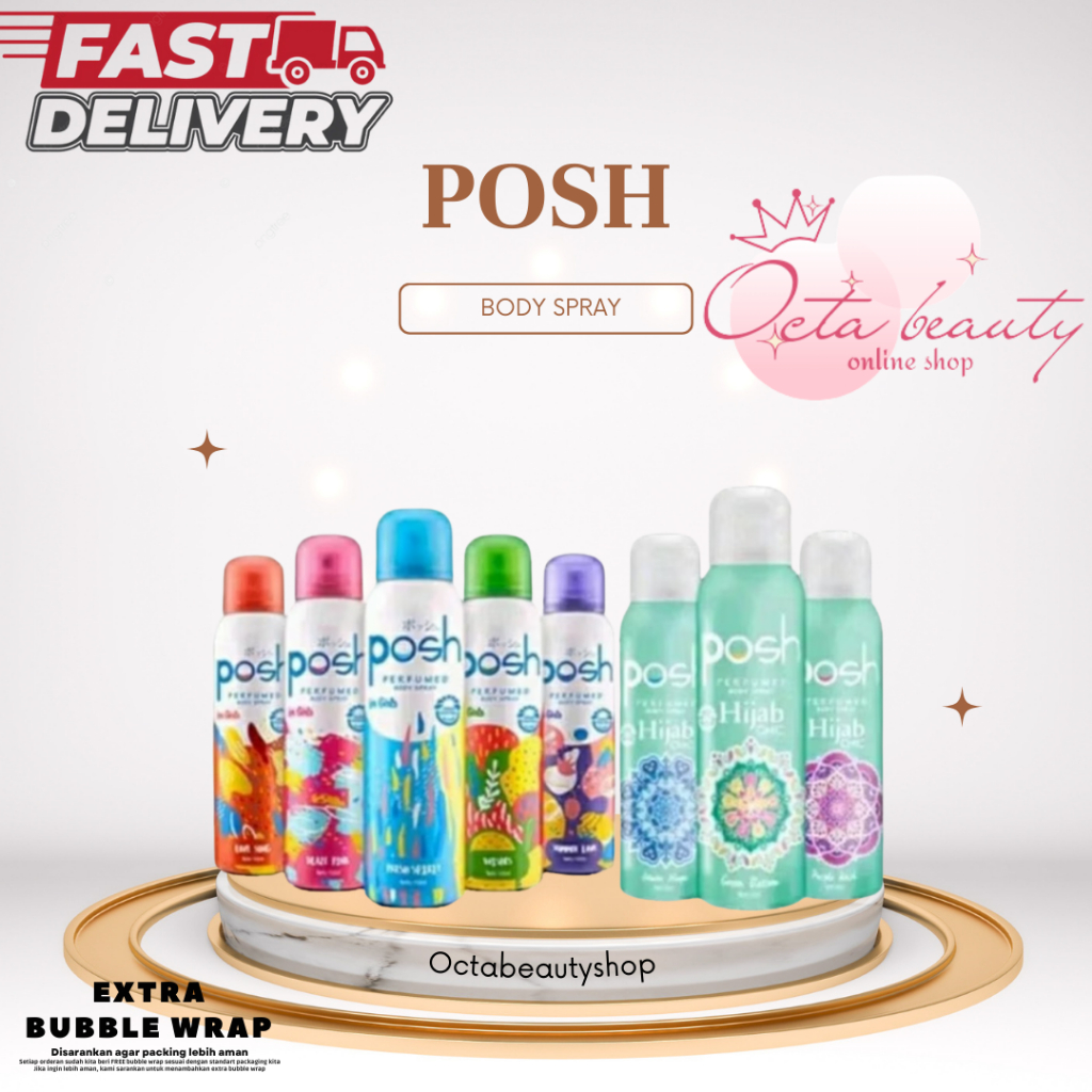 Jual posh parfum body spray for girls 150 ml | Shopee Indonesia