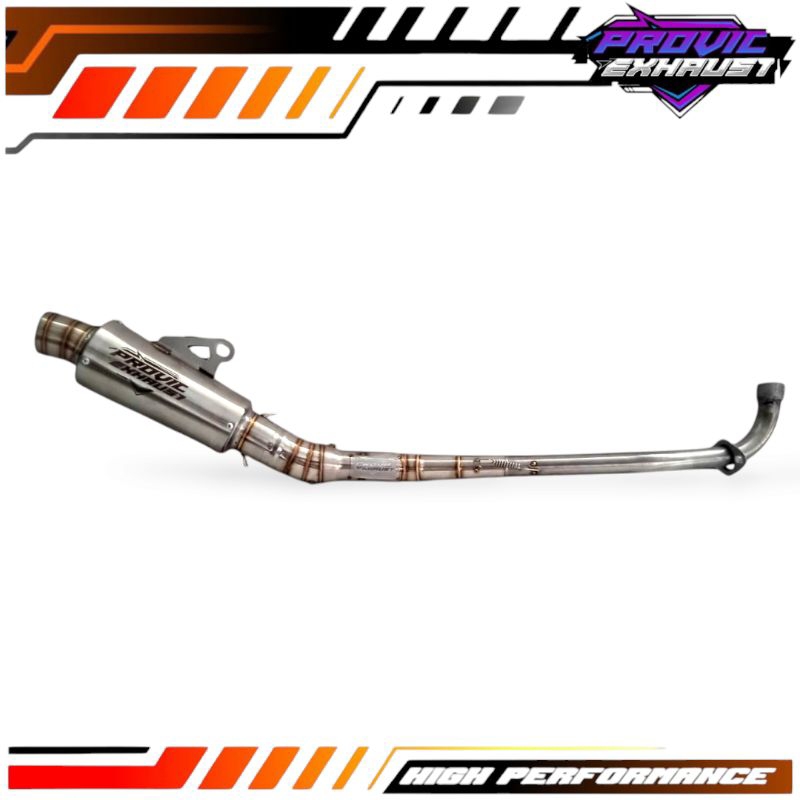Jual knalpot racing supra x 125 original provic exhaust for Honda Supra ...