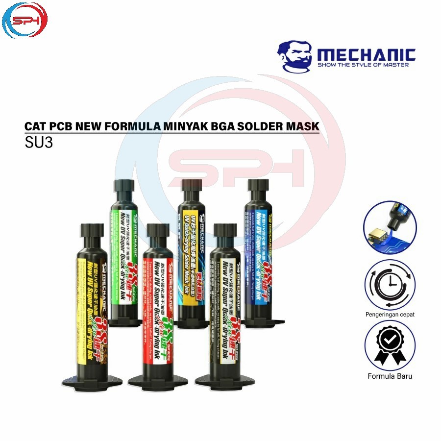 Jual Mechanic SU3 Cat PCB Minyak BGA Solder mask Solder UV Flux Oil Solder Flux Paste PCB ...