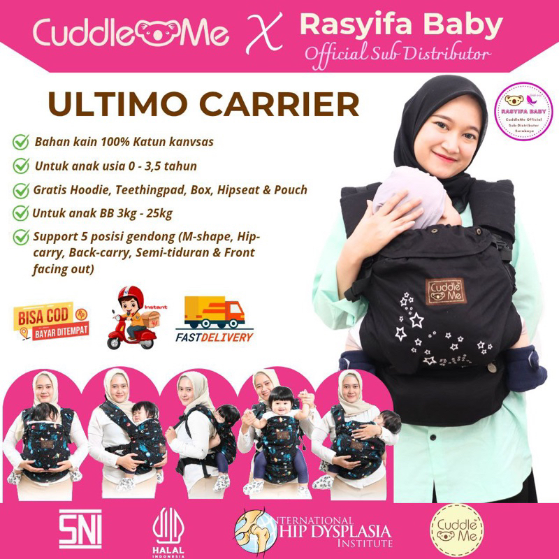 Jual Hipseat Cuddleme Ultimo Carrier Gendongan bayi anak cuddle me ...
