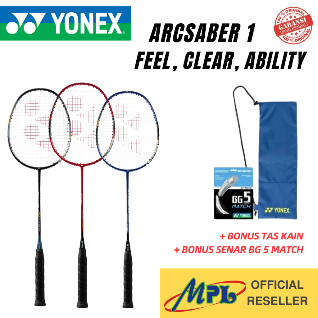 Jual RAKET/REKET BADMINTON YONEX ARCSABER 1 | Shopee Indonesia