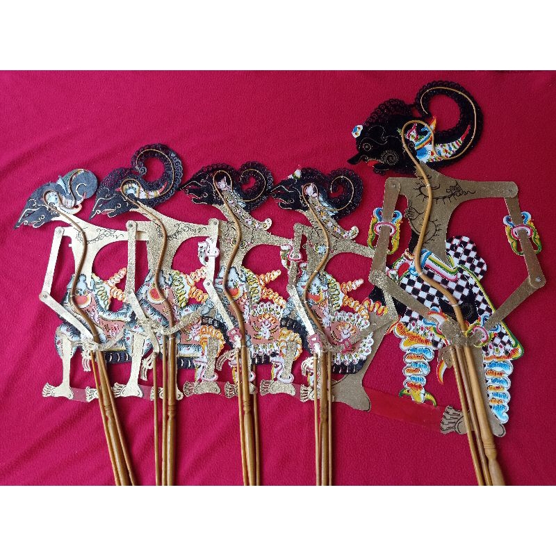 Jual Wayang kulit Asli 100% Tokoh Pandawa Lima | Shopee Indonesia