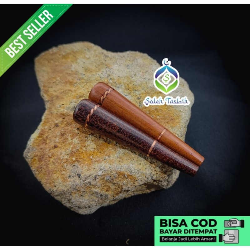 Jual Once Kayu Galih Asem dan Kayu Setigi Lilit Kuningan Panjang 7cm ...