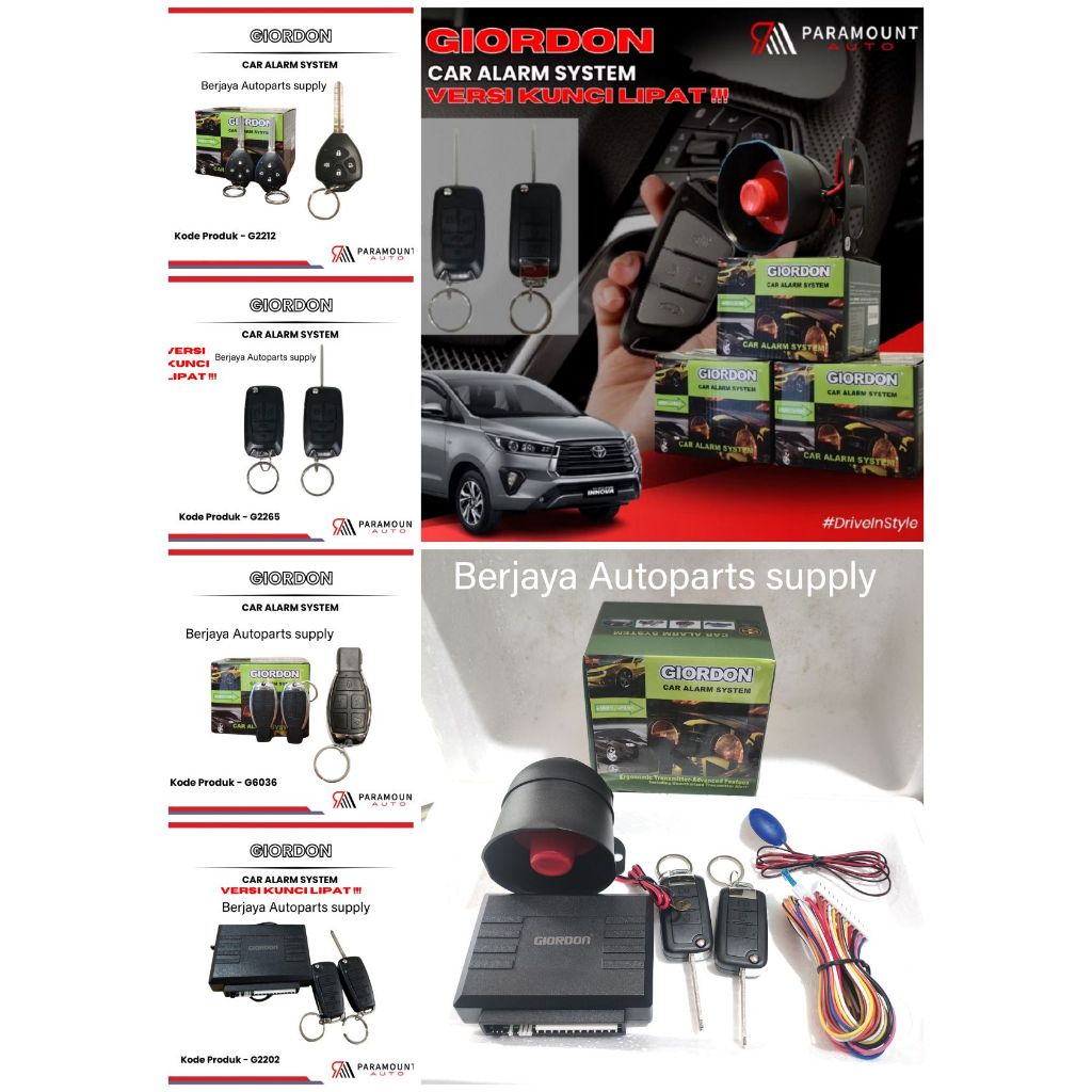 Jual Alarm mobil kunci lipat model remote UNUVERSAL | Shopee Indonesia