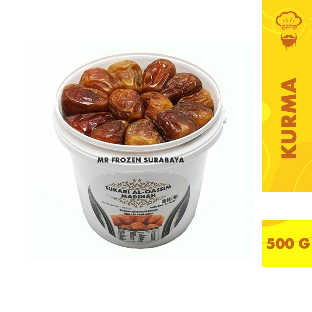 Jual Kurma Al Qaseem Ember / Kurma Sukari Al Qassim 500gr | Shopee ...
