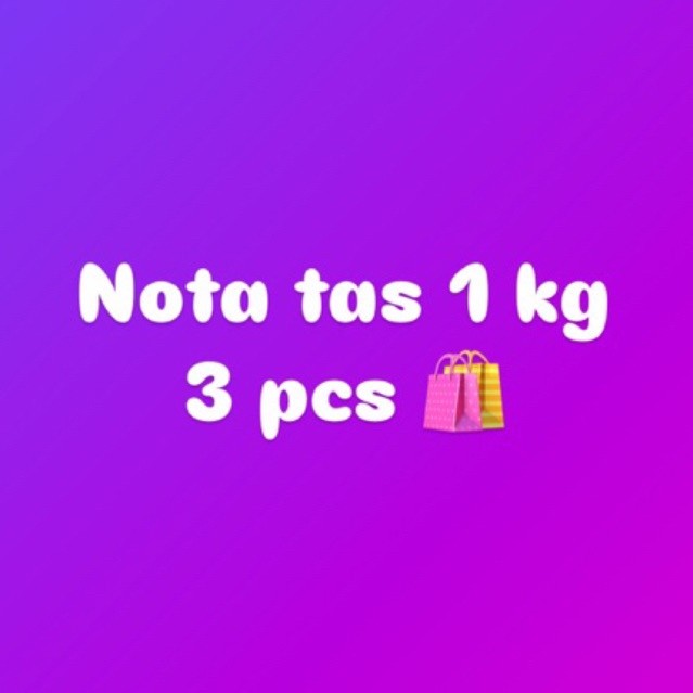 Jual NOTA TAS 3/4 PCS | Shopee Indonesia