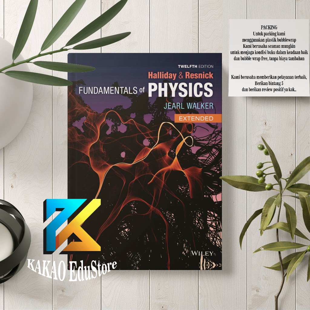 Jual Fundamentals of Physics, Extended, 12th Edition (David Halliday Robert Resnick Jearl Walker ...
