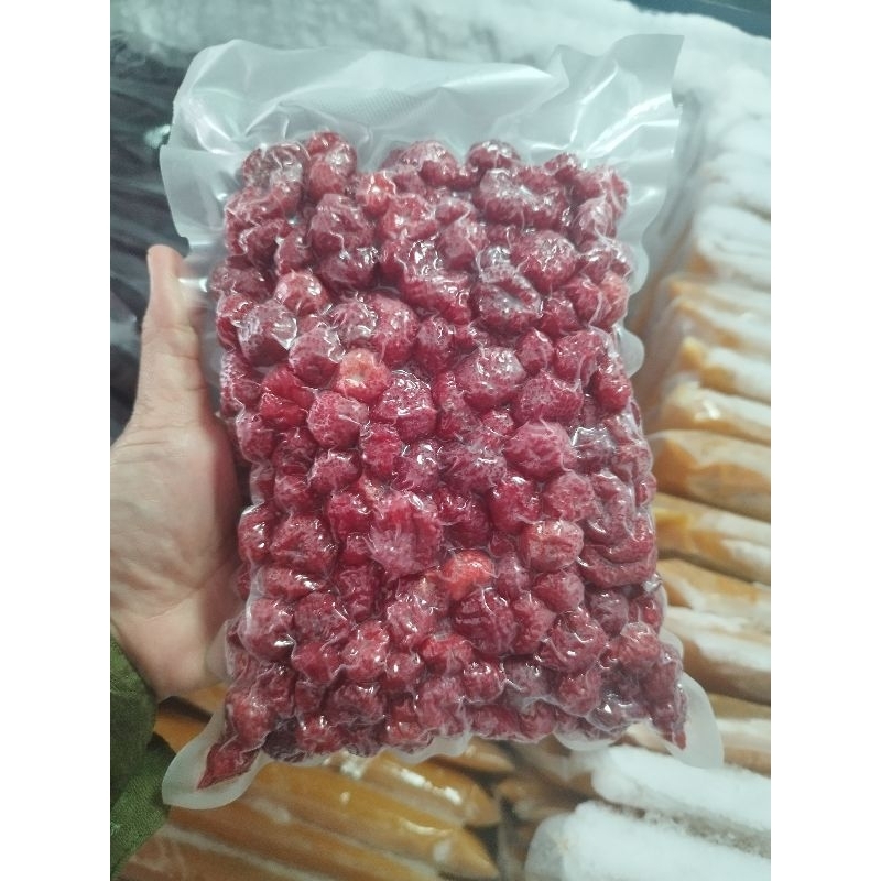 Jual DAGING BUAH RASPBERRY FROZEN 500GR/BUAH RASPBERRY BEKU/FROZEN ...
