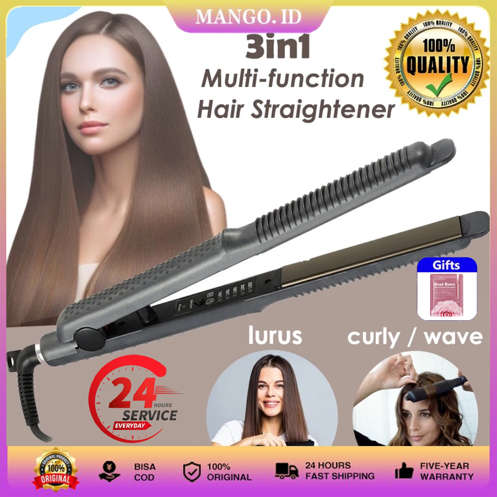 Jual Catokan glam hair/Catok crimple/catok premium gerigi kecil/catok ...