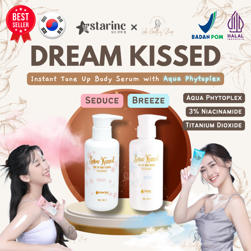 Jual [PROMO] Starinc SNOW KISSED Body Serum Seduce & Breeze 50gr ...