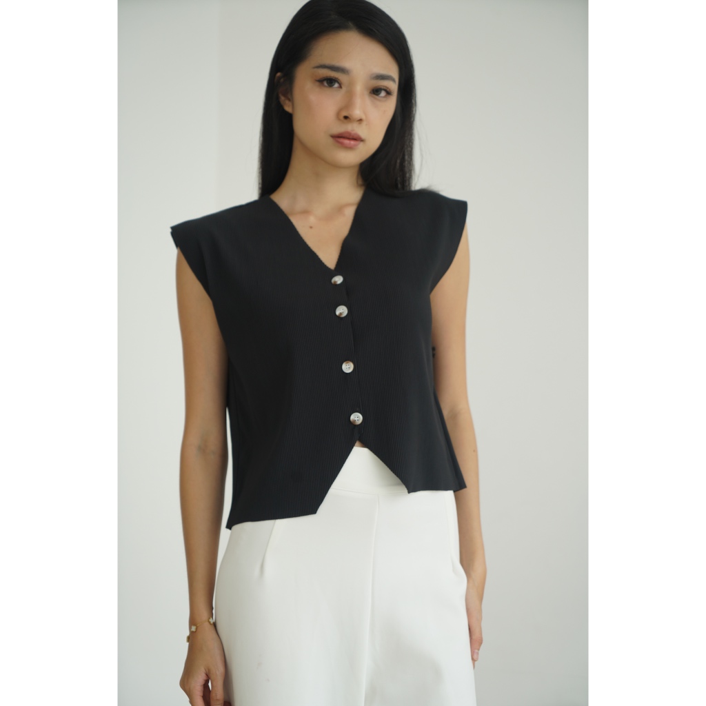 Jual KANNEE - GABY VEST | MINIPLEATS | Shopee Indonesia