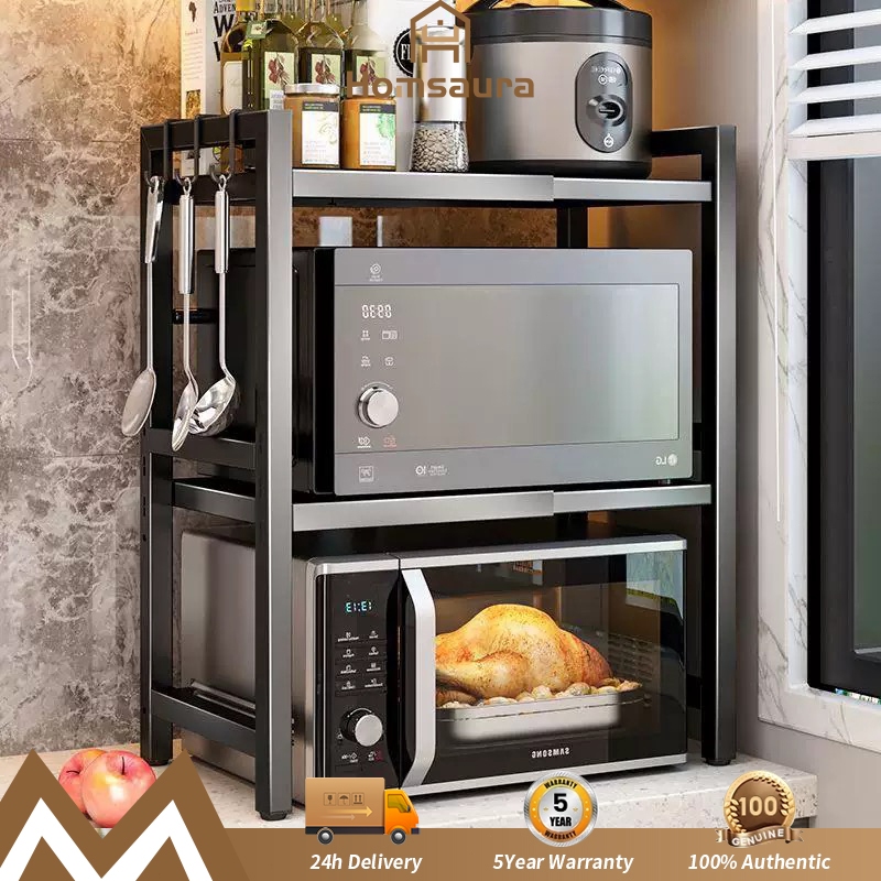 Jual Homsaura Rak Microwave/Rak Oven/Rak Rice Cooker/Besi/Ukuran yang ...