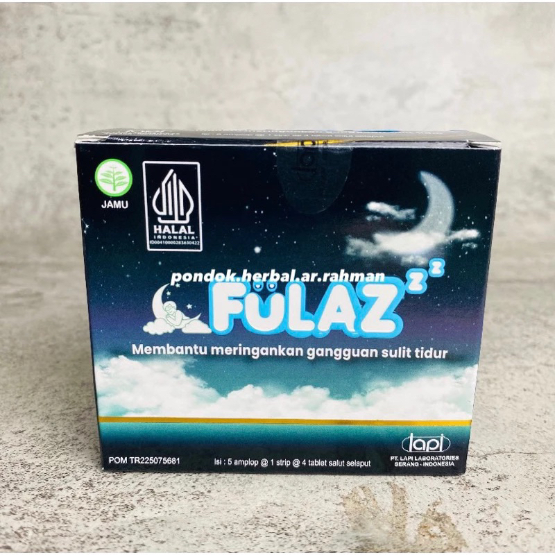Jual FULAZ KAPSUL (meringankan gangguan sulit tidur) | Shopee Indonesia