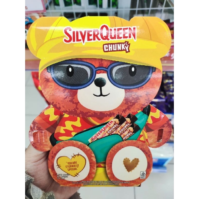 Jual SilverQueen Beruang Chunky Bear Chocolate 3 x 30 g | Shopee Indonesia