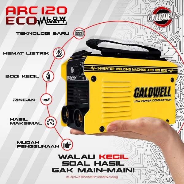 Jual Mesin Las Listrik Mini Heavy Duty ARC 120 ECO Merk Caldwell (450w ...