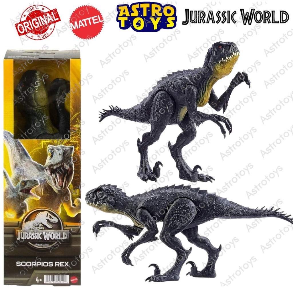 Jual Jurassic World Mattel Scorpios Rex 30cm Original / Mainan Anak ...