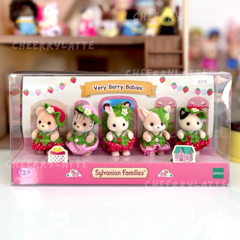 Jual Sylvanian Very Berry Babies Strawberry Set Calico Critters Bear