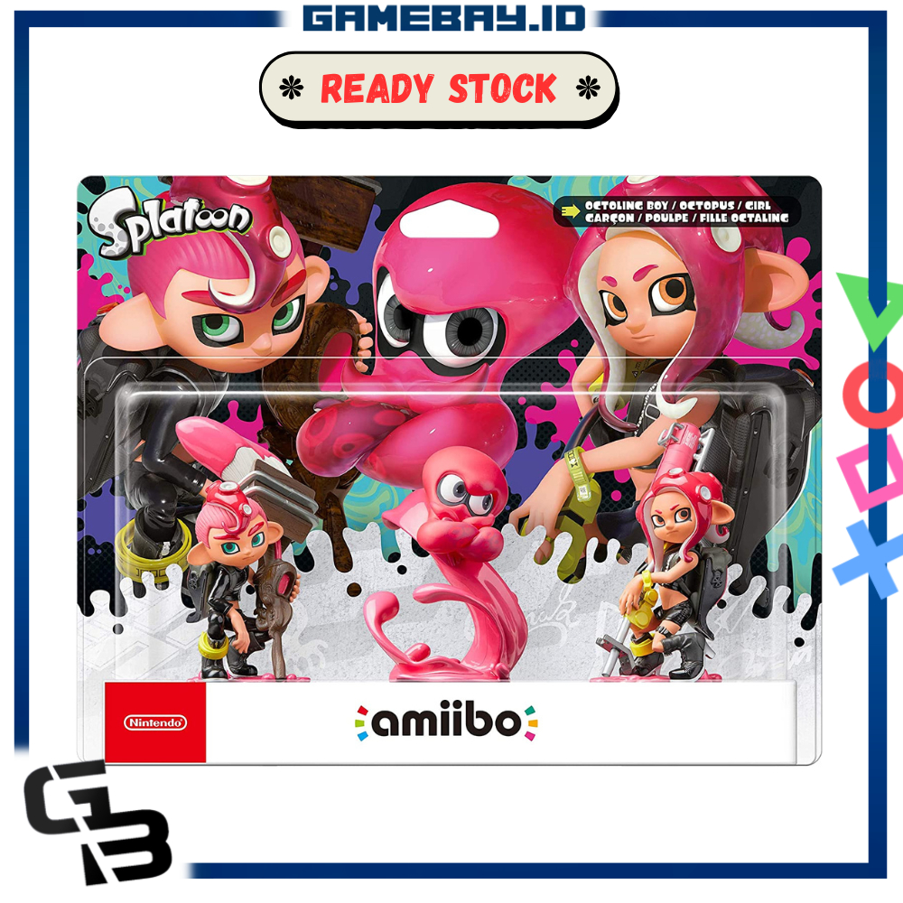 Jual Amiibo Splatoon Chico Chica Pulpa 3 in 1 / Triple pack | Shopee Indonesia
