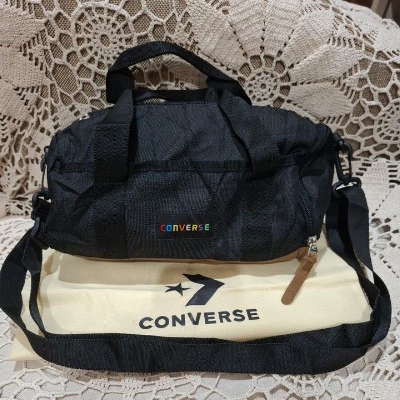 Jual CONVERSE_ORIGINAL SMALL DUFFEL SLING SPORT BAG WOMAN PRELOVED VGC ...