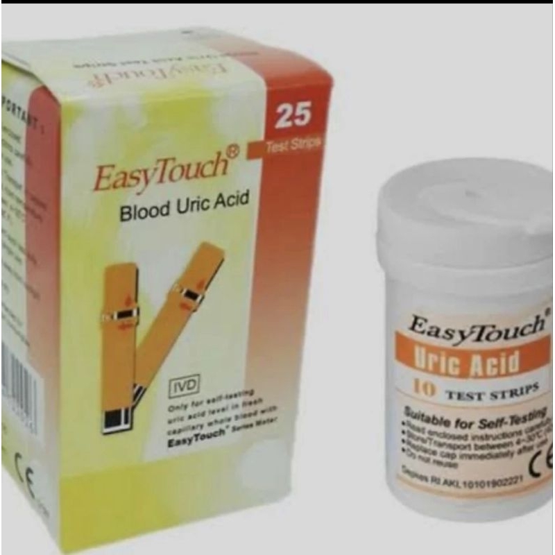 Jual easy TOUCH uric acid strip | Shopee Indonesia
