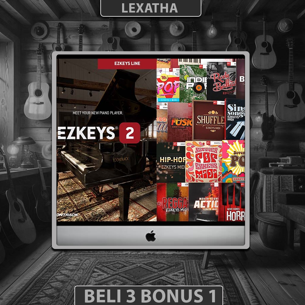 Jual Toontrack EZKeys 2 + 19 EXPANSION + PULUHAN RIBU MIDI GROOVE MAC ...