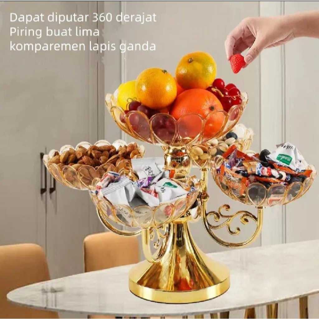 Jual Tempat Permen Snack Mewah Aesthetic Tempat Buah Untuk Hiasan Meja ...