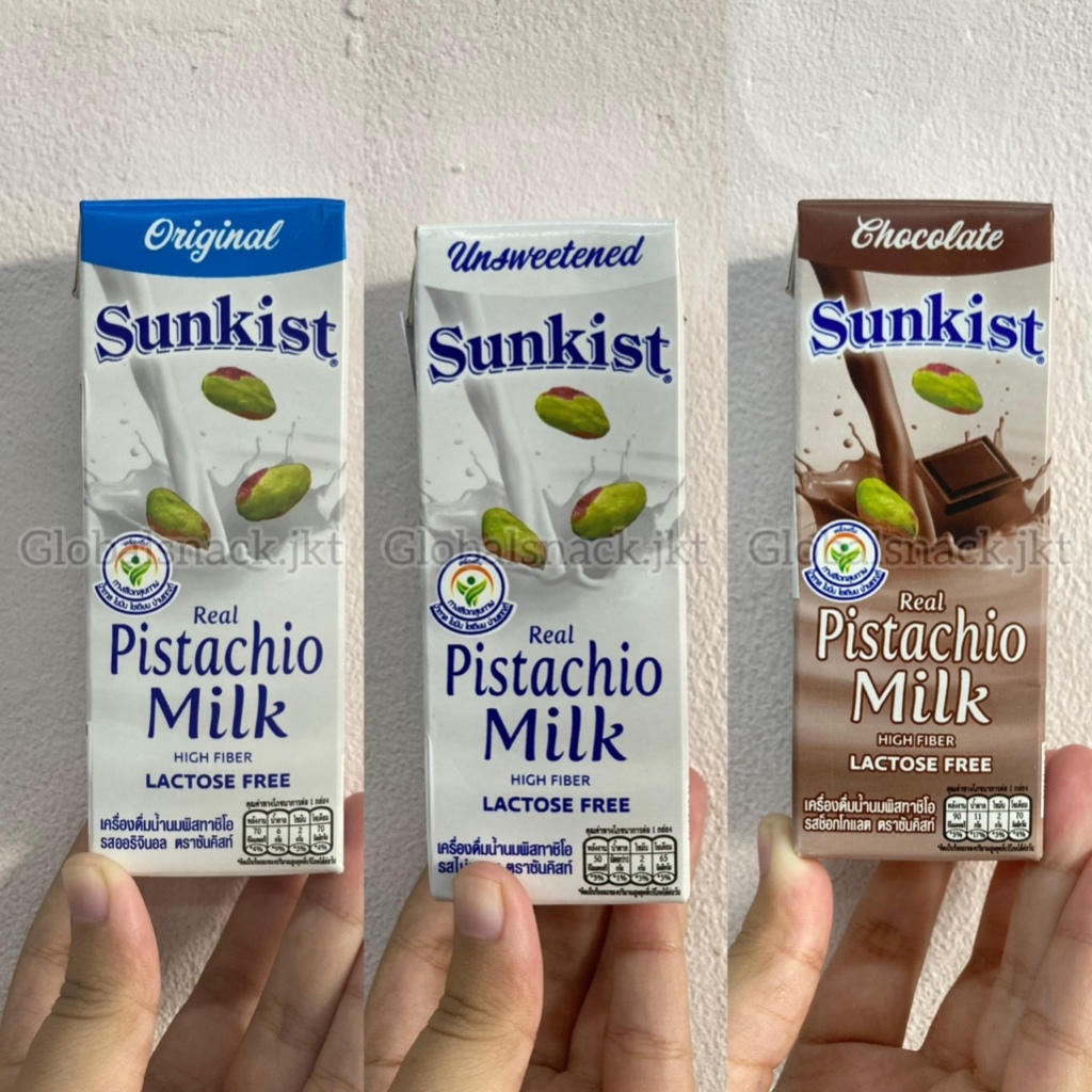 Jual SUNKIST REAL PISTACHIO MILK CHOCOLATE / ORIGINAL / UNSWEETENED ...