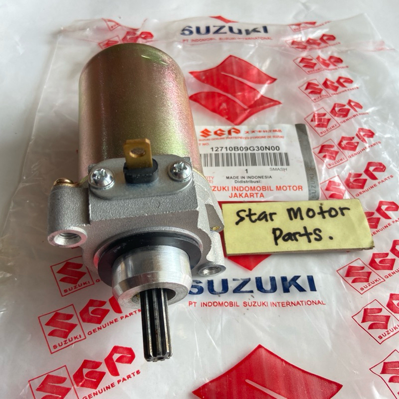 Jual DINAMO STATER MOTOR ASSY SMASH LAMA SMASH NEW OLD NEW B09 | Shopee ...