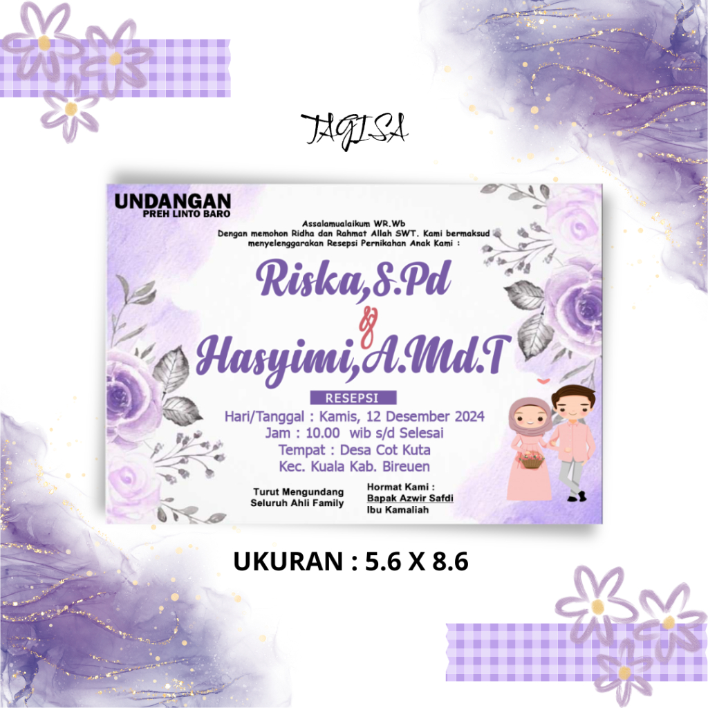 Jual UNDANGAN MINI / WALLET / UNDANGAN PERNIKAHAN MINI | Shopee Indonesia