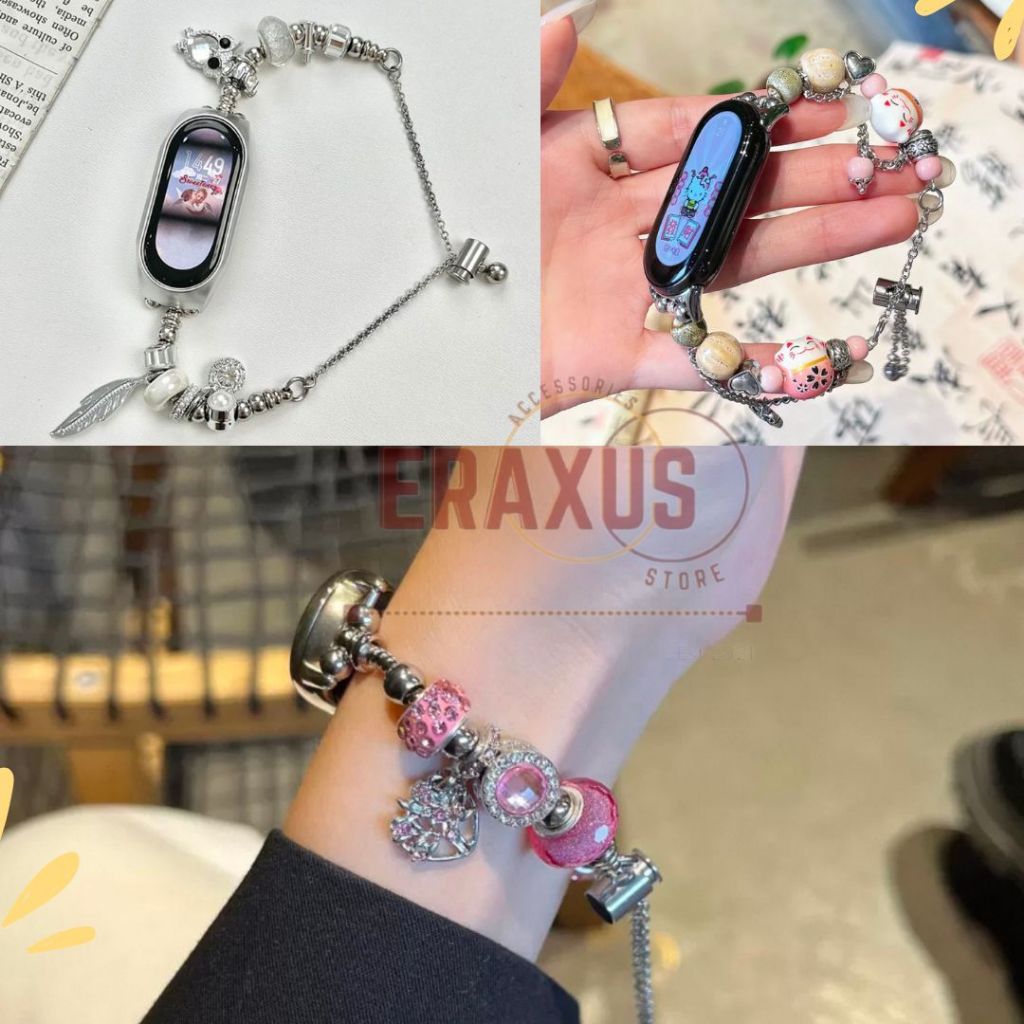 Jual Eraxus Strap Cat Xiaomi Mi band 7 6 4 3 - Gelang Kucing Korea Tali Pengganti Miband 3 4 5 6 ...