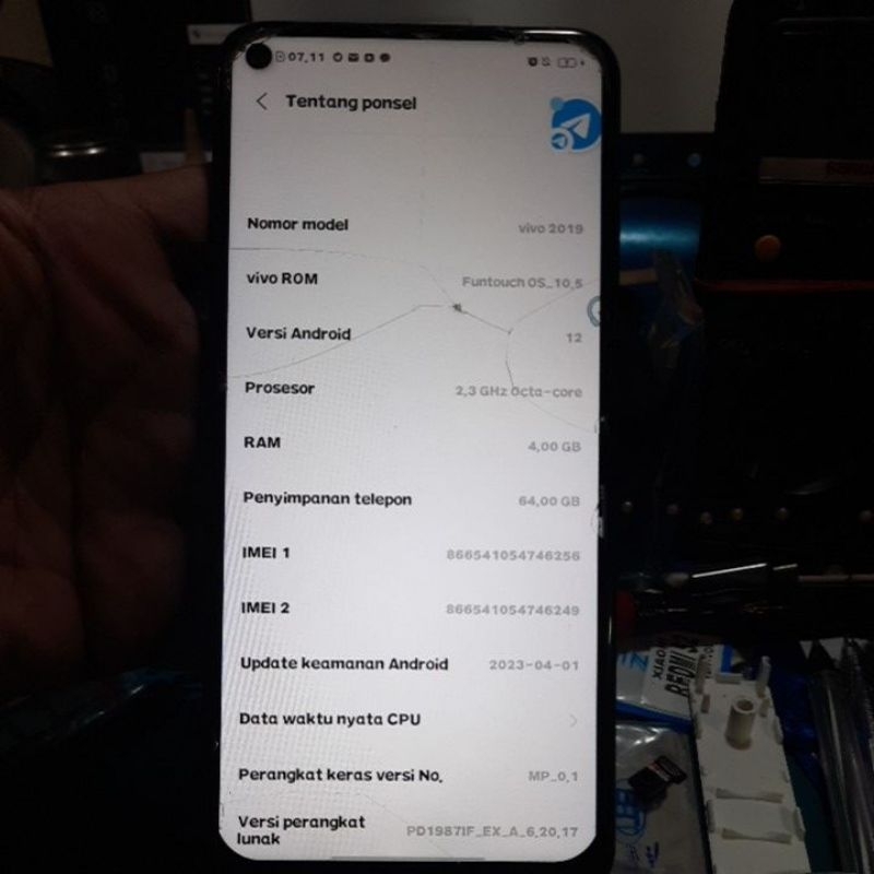 Jual Lcd Original Vivo Y30 Vivo2019 Copotan Cabutan | Shopee Indonesia