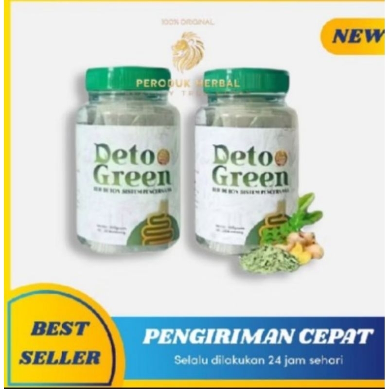 Jual (READY) PAKET 2BOTOL DETO GREEN ASLI 100% ORIGINAL/TEH DETOX ...