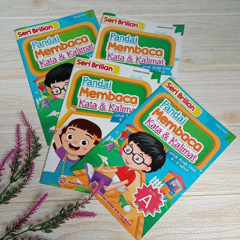 Jual Buku pandai membaca kata dan kalimat cara cepat membaca TK paud SD ...