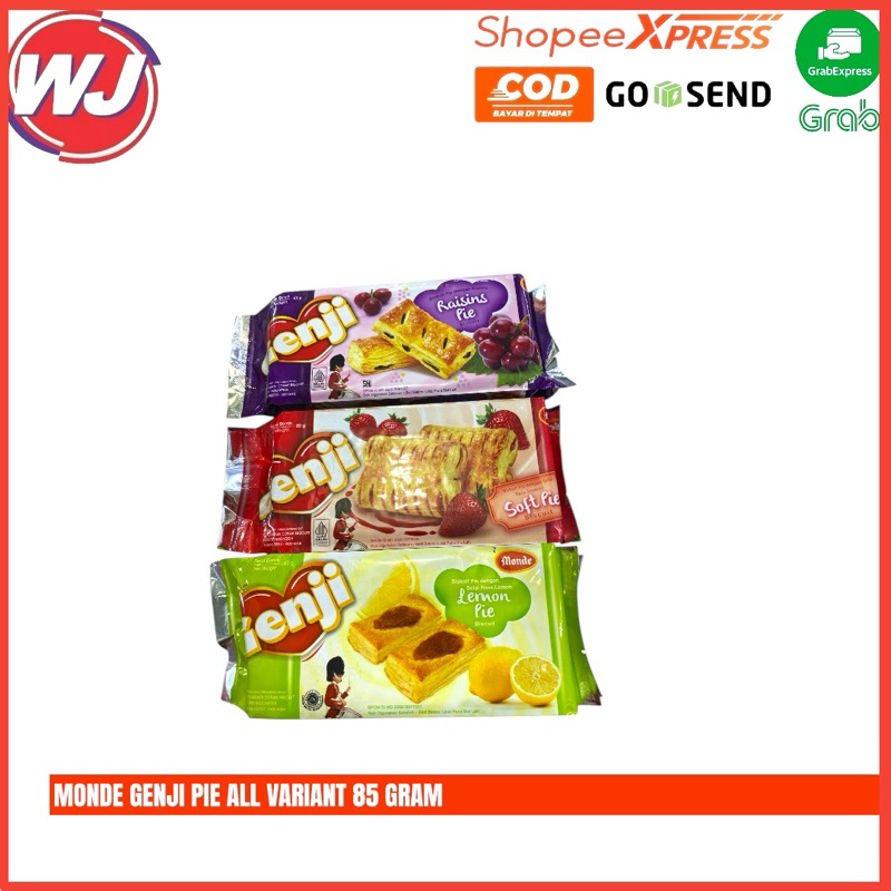 Jual MONDE GENJI PIE ALL VARIANT 85 GRAM | Shopee Indonesia
