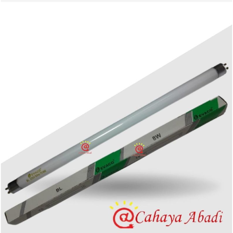 Jual Lampu TL Neon BL UV Ultraviolet TL Nyamuk / TL Insect Killer T5 8W Evaco | Shopee Indonesia