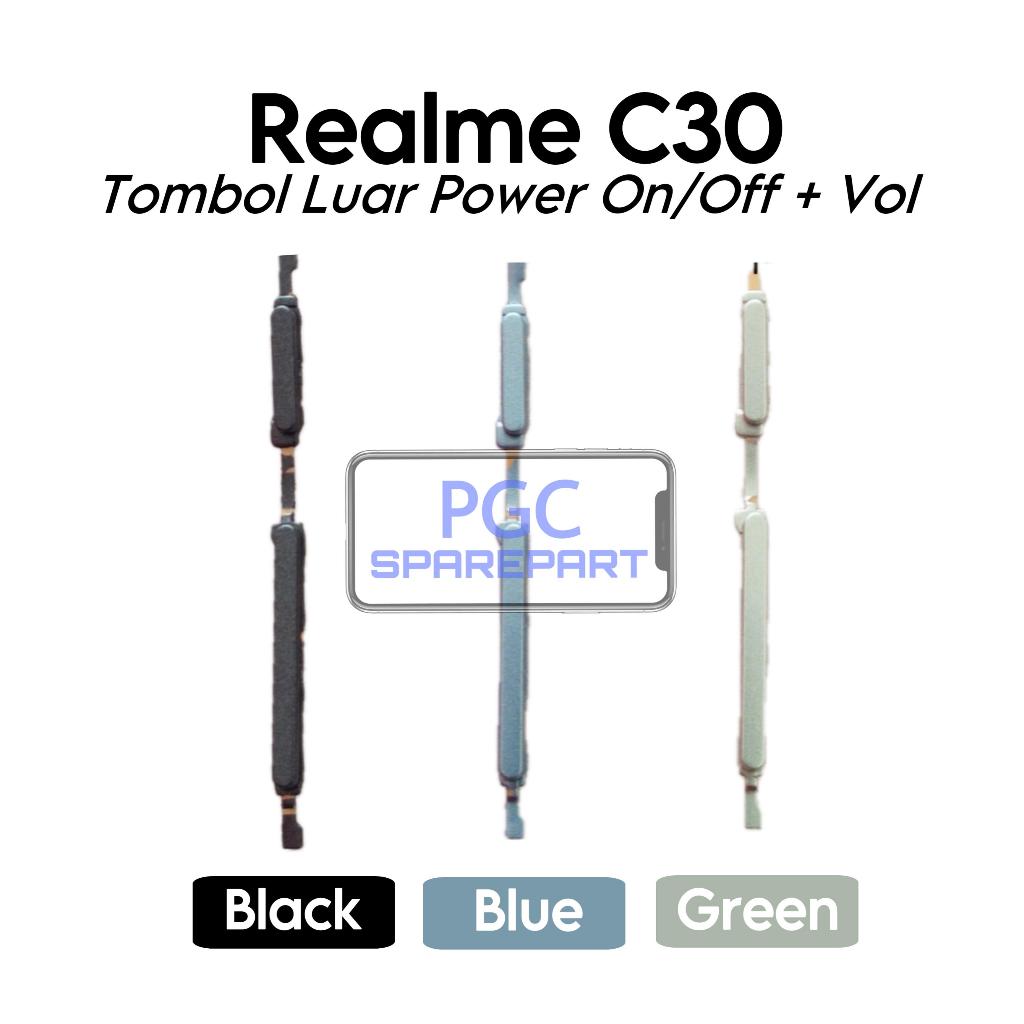 Jual Tombol Luar 1 Set Power On Off Volume Realme C30 / RMX3581 ...