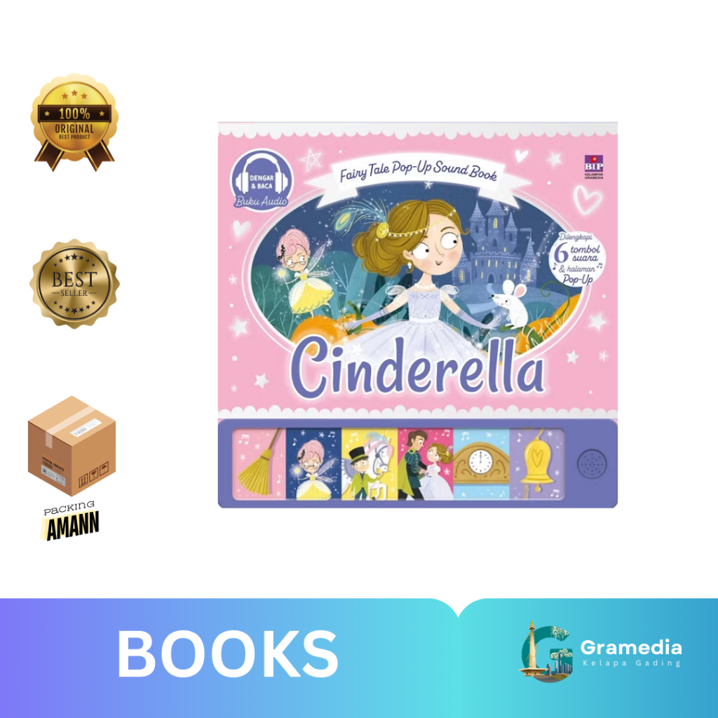 Jual Gramedia MKG - Buku Fairy Tale Pop-Up Sound Book: Cinderella ...