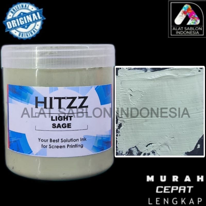Jual TINTA SABLON PLASTISOL LIGHT SAGE HITZZ 500GR | Shopee Indonesia
