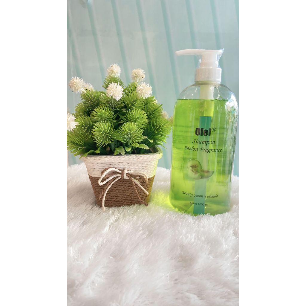 Jual OFEL SHAMPOO MELON 1000ML (SEMUA JENIS RAMBUT) | Shopee Indonesia