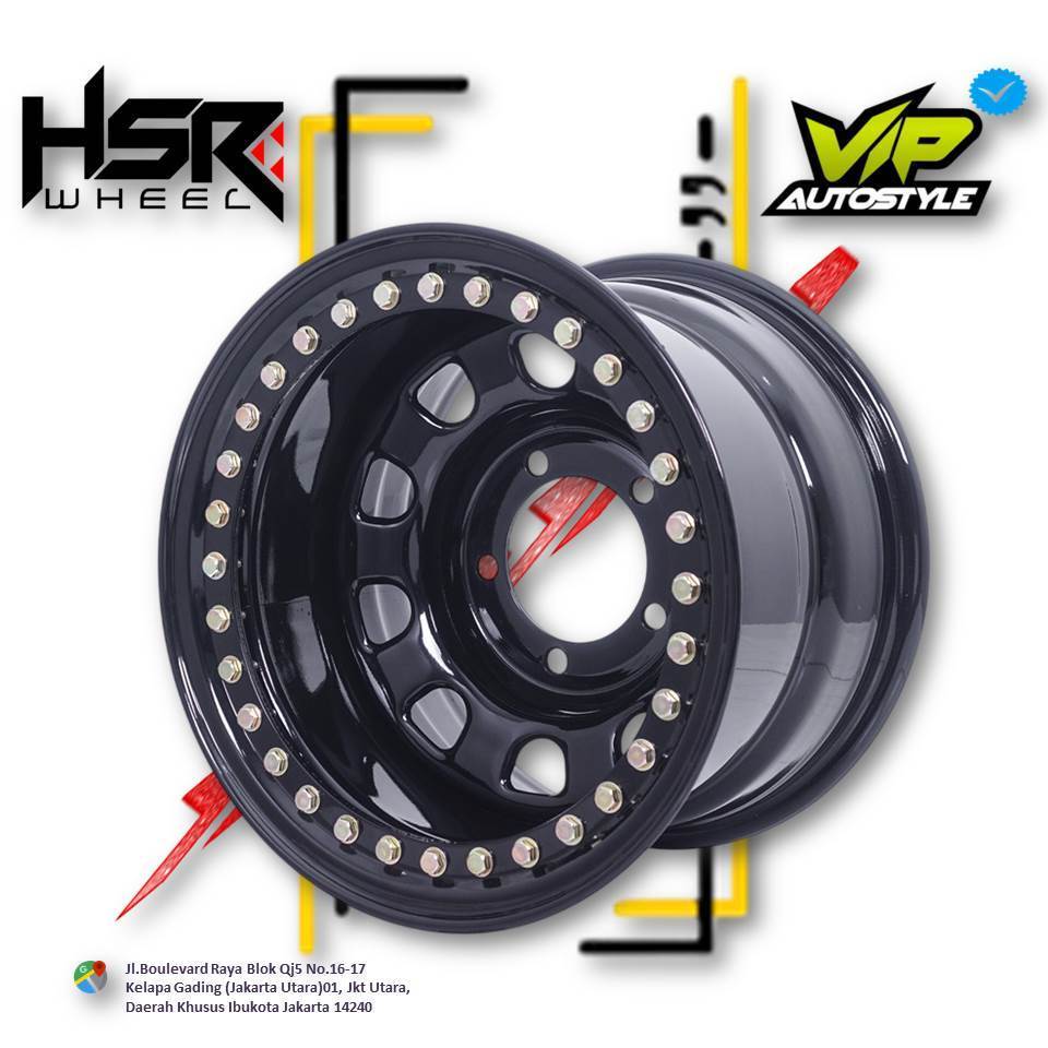 Jual Velg Kaleng BEADLOCK Ring 16 PCD 5X139,7 Jimny Feroza Taft Ring 16 ...