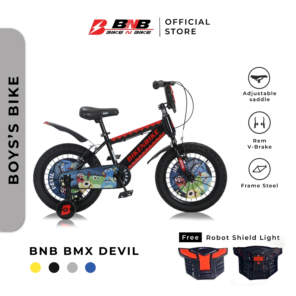 Jual BikeNBike - Sepeda Anak Cowo Usia 3 - 9 Tahun BMX Devil - Champion ...