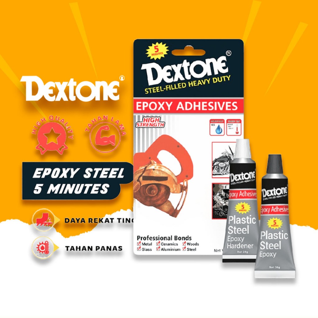 Jual LEM EPOXY DEXTONE 48GR / DEXTON Epoxy Adhesive / Lem Besi DEXTONE ...
