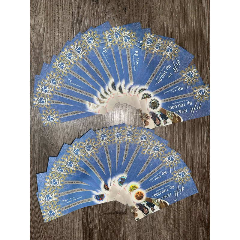 Jual Gift Voucher MAP Nominal 100 ribu | Shopee Indonesia