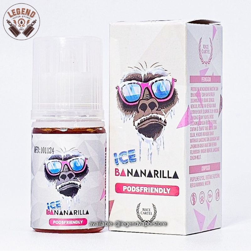 Jual SALT NIC - LIQUID BANANARILLA ICE Banana Strawberry Smoothies Ice ...