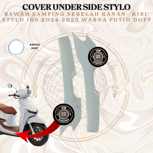 Jual Cover under side STYLO bawah samping Kanan-Kiri STYLO 160 2024 ...