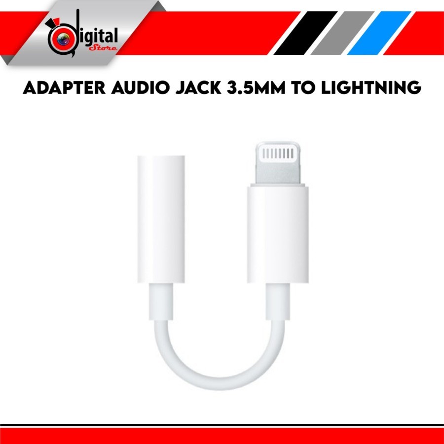 Jual Converter Connector Adapter Iphone Lightning To Jack 3.5mm ...
