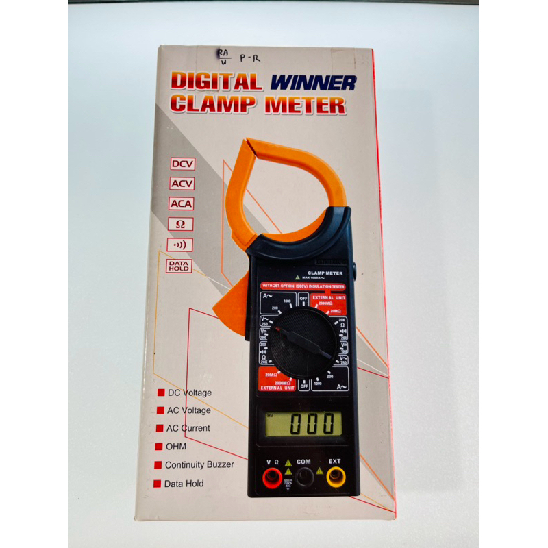 Jual Tang Ampere Amper Digital Clamp Meter Merek WINNER | Shopee Indonesia