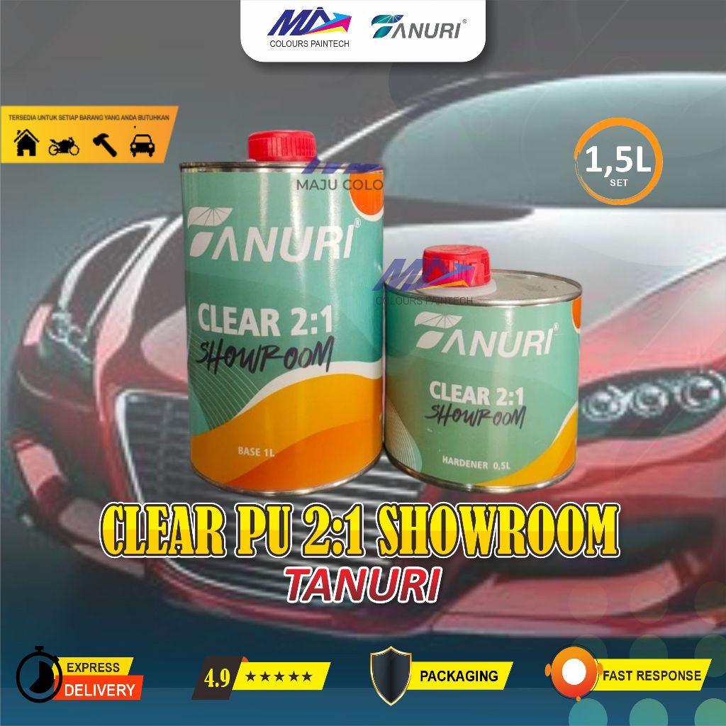 Jual CLEAR PU TANURI 2:1 SHOWROOM 1,5 LITER (best seller) | Shopee ...