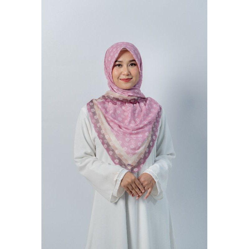 Jual hijab Voal motif rafflesia & batik besurek khas bengkulu ...