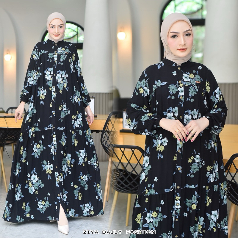 Jual ROYYA NEW DRESS By ZIYA ~ Gamis Lebaran Rayon Premium Tahun 2025 ...